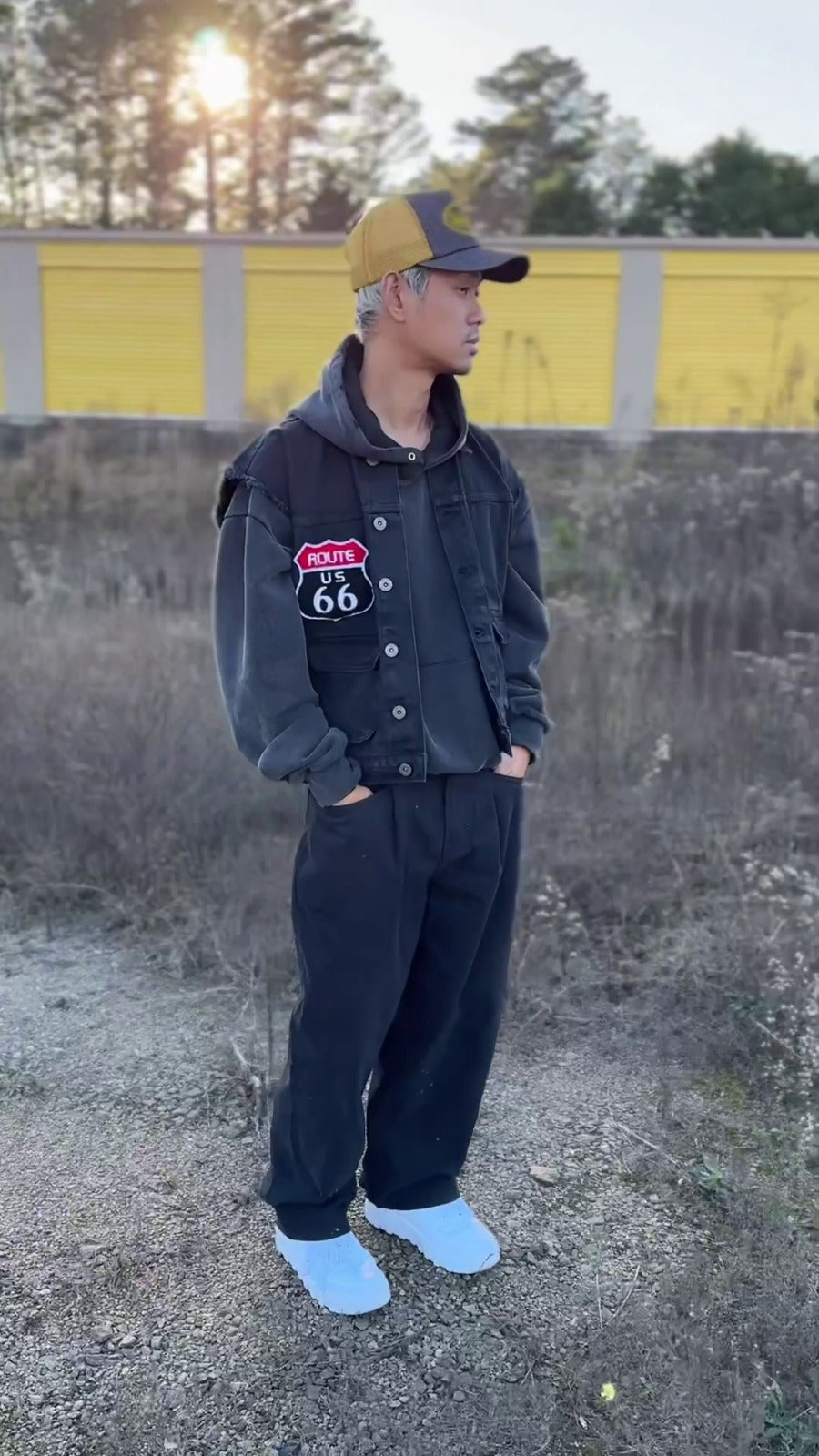 Detroit City Eagle Black Denim Vest Unisex | El Denim Vol. 1: Highway ...